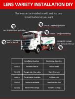 China Truck DVR 5CH Quad Split Monitor for sale