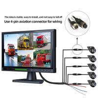 China Truck DVR 5CH Quad Split Monitor for sale