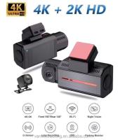 China Sony High Resolution 4K Car DVR Car Recorder Dual 4K+2K Lens 5G Wifi GPS for sale