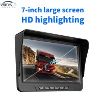 China 7 Inch BSD System Car video recorder Rear View Reverse System Truck DVR Dash Camera Front and Rear Parking DVR for Trucks for sale