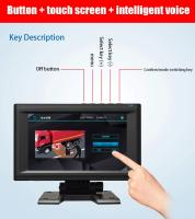 China 7 Inch Color Split Screen Car Rear View Camera Security 360 Monitoring DVR Recorder 4 Channels Truck Camera for Bus/Trailer/RVs for sale