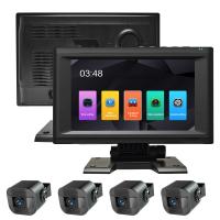 China AI MDVR 7 Inch Touchscreen Video Recorder Featuring Four Channel Panoramic Monitoring and Blind Spot Detection System for sale