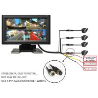 China AI MDVR 7 Inch Touchscreen Video Recorder Featuring Four Channel Panoramic Monitoring and Blind Spot Detection System for sale