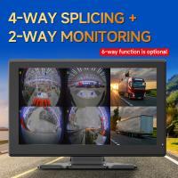 China AI MDVR Surround View System with Four Fisheye Cameras Night Vision and High Frame Rate Recording for Heavy Duty Vehicles for sale