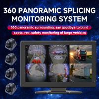 China AI MDVR Surround View System with Four Fisheye Cameras Night Vision and High Frame Rate Recording for Heavy Duty Vehicles for sale
