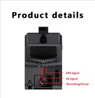China 1080P Dash cam ADAS DMS 4G GPS WIFI AI Dual Lens Car Black Box Loop Recording for Night Vision for Taxi Bus for sale