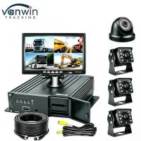 China Customizable 4 Channel 1080P Mobile DVR Recorder | 3G 4G GPS WiFi Bus & Truck Fleet Monitoring System for sale