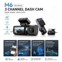 China 3 Channel HD DVR Dash Cam 4G 4K Front 1080P Cabin Rear GPS Tracking ADAS DMS 24/7 Parking Monitor for Fleet Safety for sale