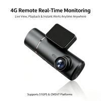 China 3-Channel 4G AI Dash Camera | 4K Front + 1080p Cabin & Rear | GPS ADAS DMS 24/7 Parking Monitor for Fleet Safety for sale