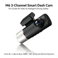 China 3-Channel 4G AI Dash Camera | 4K Front + 1080p Cabin & Rear | GPS ADAS DMS 24/7 Parking Monitor for Fleet Safety for sale