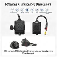 China Front and Rear Dash Cam 4CH ADAS DMS Auto Video Recorder With 4G GPS WIFI Magnetic Camera for Truck for sale