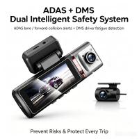 China M6 3-Channel 4G AI Dash Camera | 4K Front + 1080p Cabin & Rear | ADAS DMS GPS | 24/7 Fleet Safety Monitoring for sale