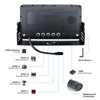 China 5CH High-Definition 4G WIFI GPS 10 Inch Touch AI Intelligent Integrated Car Display for sale