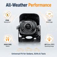 China Mini Metal Shell High-Definition Large Angle Waterproof Truck Camera Reverse Camera for sale