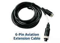 China M12 6-Pin Aviation Extension Cable for Streamax IPC Cameras for sale