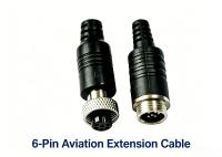China M12 6-Pin Aviation Extension Cable for Streamax IPC Cameras for sale