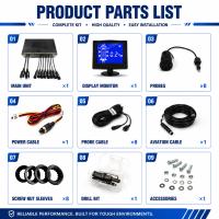 China Mining Truck Reverse Parking Radar System with CAN Bus, Voice Alert and 8 Ultrasonic Sensors for Heavy Duty Vehicles for sale