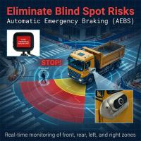 China 4G Mobile DVR Kit with AI Monitoring and Active Braking AEBS System for Trucks for sale