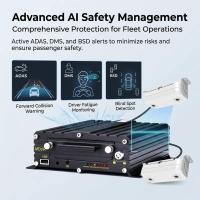 China AI Passenger Counting MDVR With DMS ADAS BSD And 4G WiFi 98% Accuracy For Fleet Management for sale