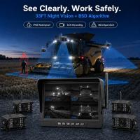 China Wireless 2‑Channel Plug‑and‑Play Tractor Camera Kit – 7