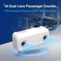 China 3D Binocular People Counter for Buses Dual-Lens Passenger Counting Device Automatic Passenger Counter Sensor with Camera for sale