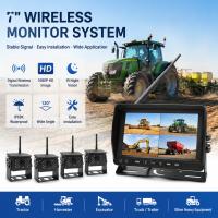 China 7 Inch Wireless Rear View Camera Monitor System for Agricultural Machinery Tractor Combine Harvester Blind Spot Monitoring for sale