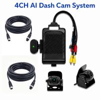 China 4 Channel AI Fleet Dash Cam 1080P ADAS DMS MDVR System with 4G GPS WiFi for Cars Taxis Trucks Buses for sale