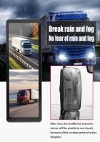China Truck Blind Spot Camera System 1080P Dual Lens Side View Camera 18.88 Inch Monitor for Semi Truck Trailer Commercial Vehicle for sale