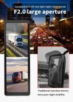 China Truck Blind Spot Camera System 1080P Dual Lens Side View Camera 18.88 Inch Monitor for Semi Truck Trailer Commercial Vehicle for sale