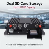 China Mobile DVR Car GPS Tracking SD Card Mobile Black Box Recorder with 4 Channel Support H264 Format and Real Time Monitoring for sale
