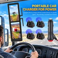 China Wireless Electronic Rear View Mirror System 15.88 Inch Split Screen BSD Camera Monitor for Truck RV Special Vehicle for sale