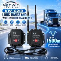 China 2.4G Wireless Transmitter Receiver AHD Suitable for Truck Bus Truck Camera Transmitter Wireless Device for sale