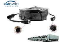 China Pure Copper Backup Camera Cable 20m Extension 4 Pin Aviation IP68 Waterproof for sale