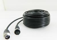 China Pure Copper Backup Camera Cable 20m Extension 4 Pin Aviation IP68 Waterproof for sale
