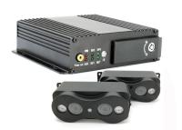 China 2 doors Binocular Stereo Vision Technology Bus Video 3G People Counter Camera for sale