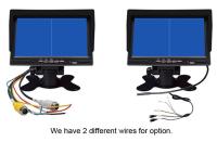 China 7 inch in dash car monitor with camera & cable rear view car security system for sale