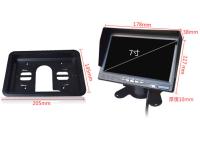 China 7 inch in dash car monitor with camera & cable rear view car security system for sale