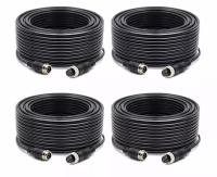 China 15m 4 Pin Din Cable Aviation Connector Backup Camera Cable for sale