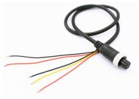 China Car Video Extension Cable 4 Pin female Aviation with 5 or 6 wires Adapter for Truck, Trailer for sale