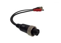 China M12 Female To BNC Male 4 Pin 24cm Camera Cable Connector for sale