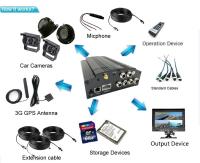 China 4Ch 960P SATA 2TB 3G Mobile DVR  For Vehicles Security Management for sale