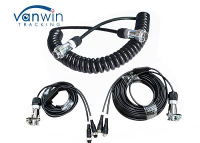 China 5 Pin Connector 2 Channel 4M 6M Trailer Coil Cable for sale