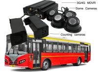China 720P 4 CCTV Binocular Cameras VPC Mobile DVR For 23 Passenger Bus for sale