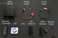 China 4G 1080P Wifi GPS CCTV H265 8 Channel Dvr for Car with fuel sensor for sale
