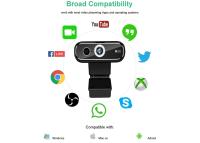 China HD USB Play And Plug Live Stream Webcam 1920*1080P with dual lens for sale
