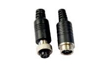 China Aviation M12 6Pin Plug Extension Cable For Streamax IPC Cameras for sale