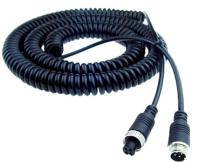 China 4 Pin 6.0MM M12 Male To Female 7m Spring Extension Cable for sale