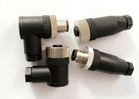 China Waterproof M12 4 PIN Connector DVR Accessories 4P Male / Female Adapter for sale