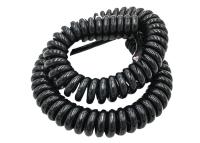 China 7 Wire Trailer PU Spiral Truck Cable 7 Pin With 2CH/3CH/4CH/5CH for sale