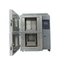 China 304 Steel Rapid Thermal Shock Test Chamber Two Zone IEC 60068-2-14 Standard for sale